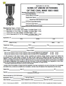 Membership – New York Department SUVCW